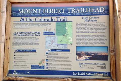 Mount Elbert Map