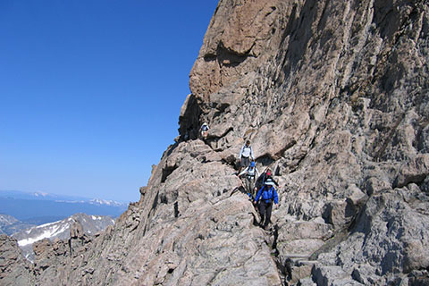 Longs Peak Keyhole Route Narrows